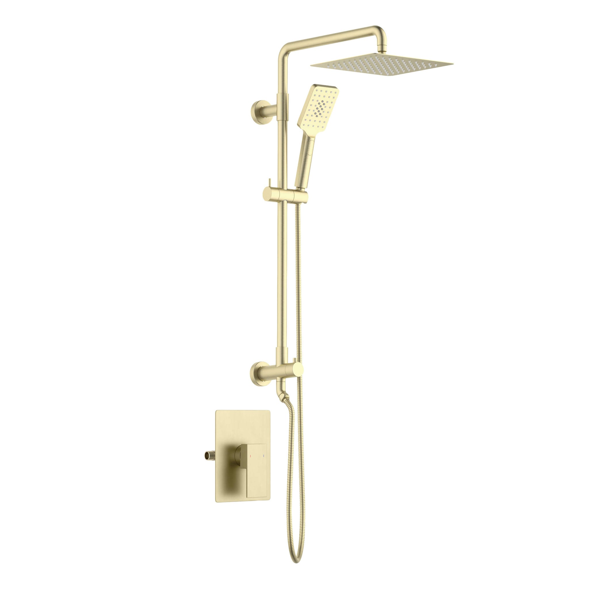 Cube Pressure Balanced 2-Function Shower Column with Rough In Valve KS